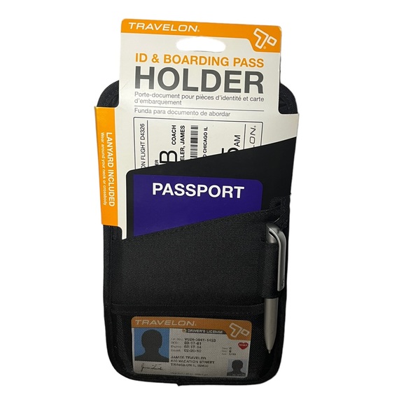 Travelon | Other | Travelon Passport Id Boarding Pass Holder | Poshmark